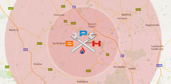 Areas We Cover - Coverage Areas | Bishop Plumbing & Heating